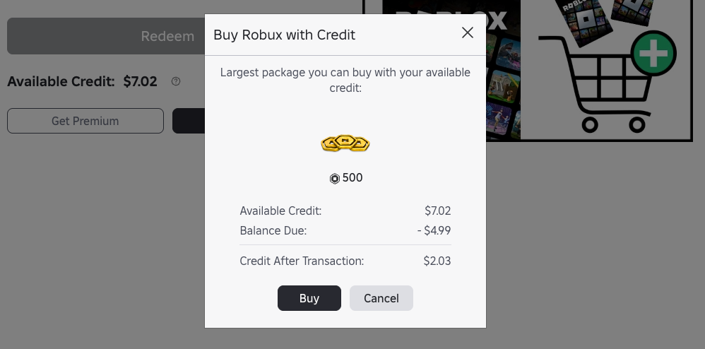 Managing and spending your Roblox Credit – Roblox Support